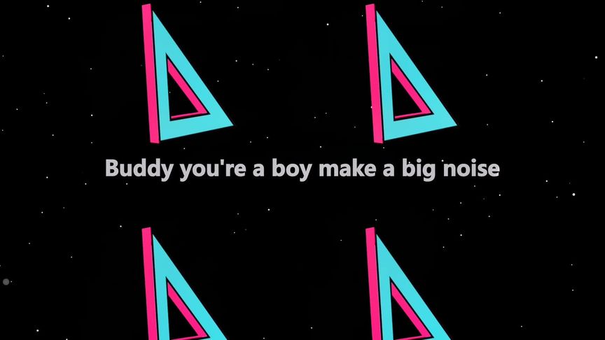 #ae mg风格立体三角形动画