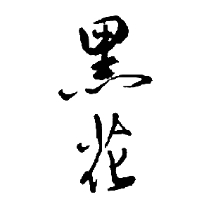 黑花练字 