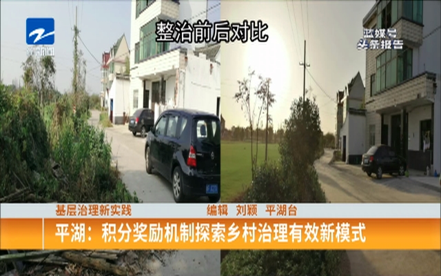 基层治理新实践:平湖——积分奖励机制探索乡村治理有效新模式