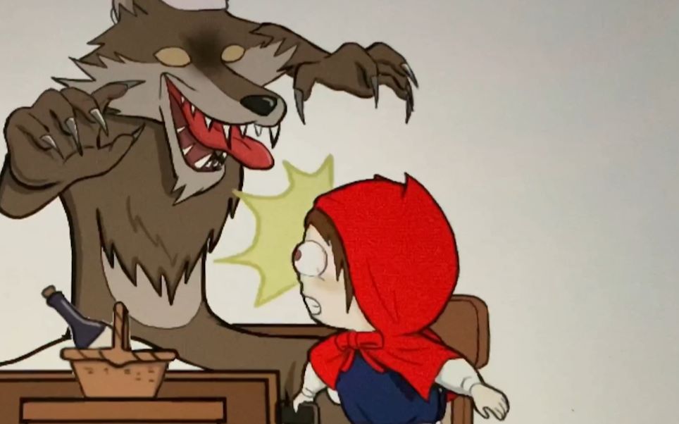 【看了也不会系列@一镜到底】会动的小红帽童话画书【中字】