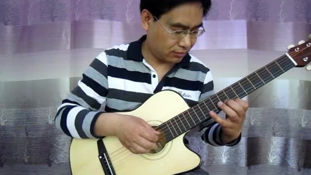 吉他指弹独奏入门视频教程 济南老刘演奏示范曲集