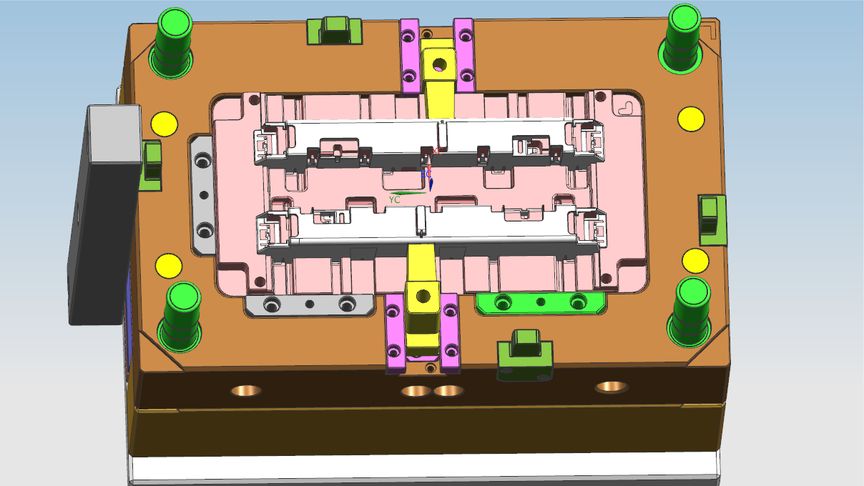 UG模具设计分模 案例22-3
