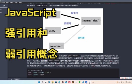 【自学笔记】JS强引用和弱引用