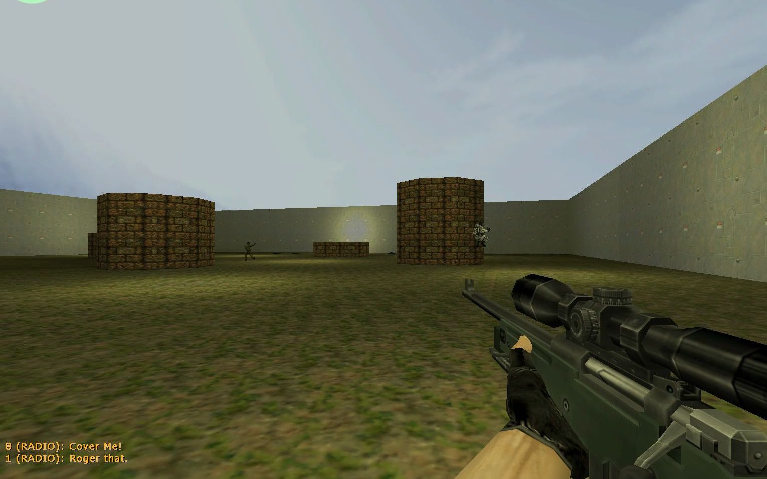 【cs1.6】awp练枪~打到最后被对面骂垃圾了