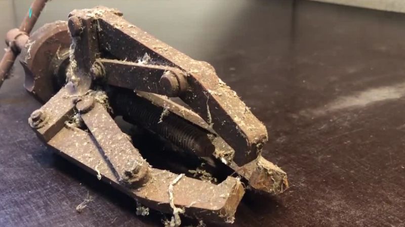 翻新锈迹斑斑的拉拔器,翻新技术不错,惊到我了