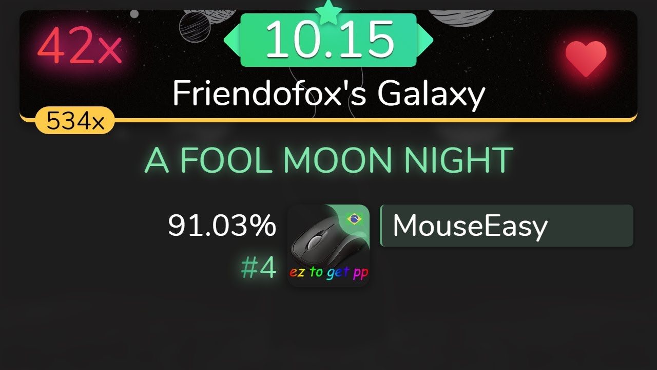 [10.15⭐] MouseEasy | The Koxx - A FOOL MOON NIGHT [Friendofox&#39...