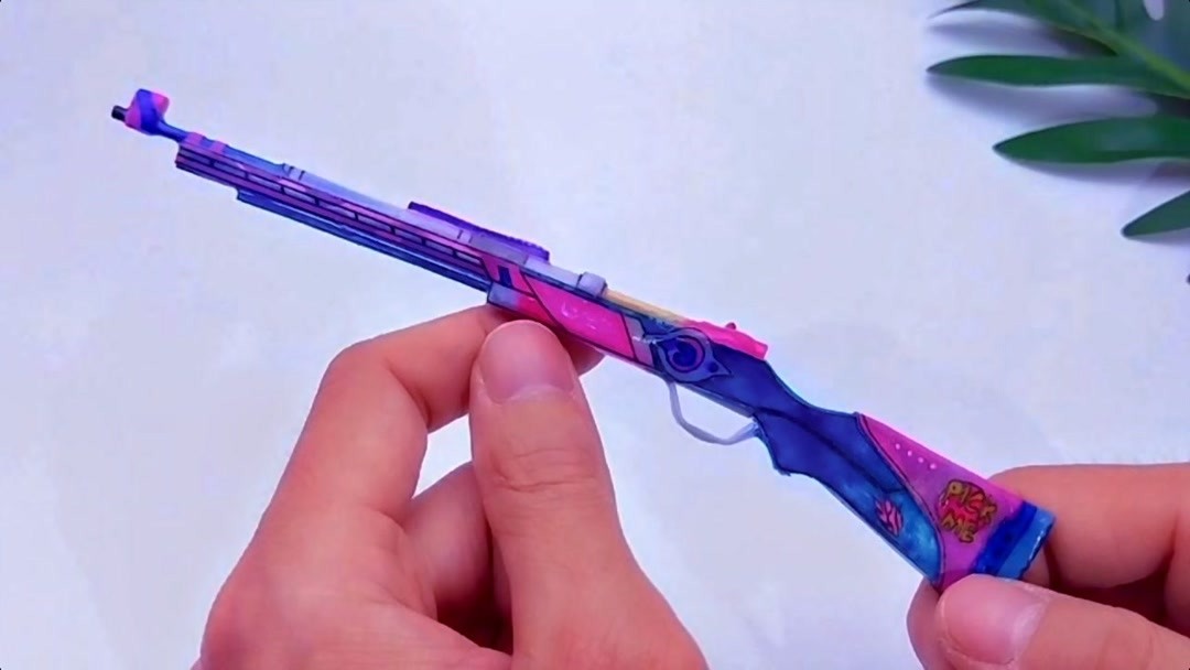 好玩不伤人迷你98K狙击枪模型,赶紧自制一把,和平精英创意手工