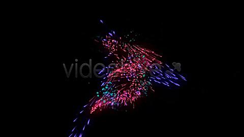 粒子流倒计时开场动画特效,漂亮的画面