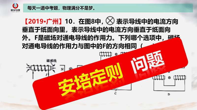 中考物理真题100讲:安培定则问题,4分钟就能学会,考试无忧