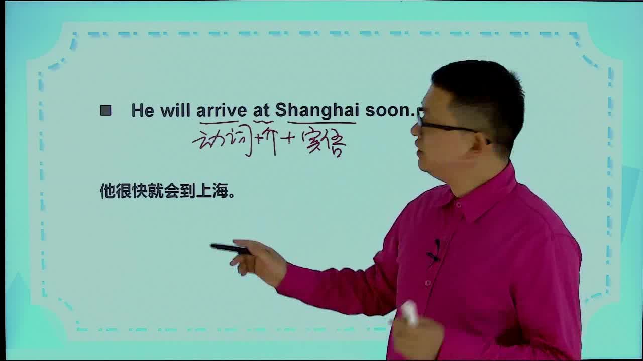 初中英语胡灿奎老师精讲:及物动词和不及物动词