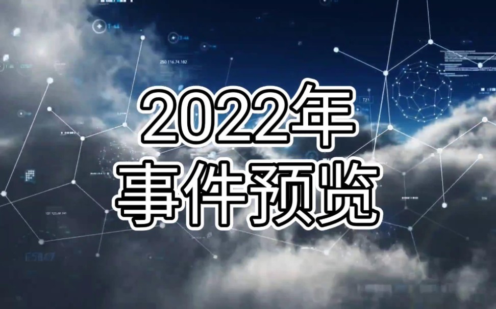 2022年事件预览