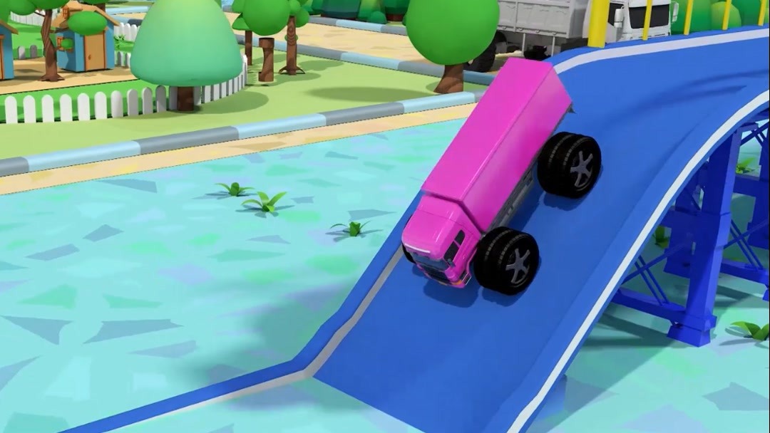 工程车颜色大世界 第216集 救护车上色