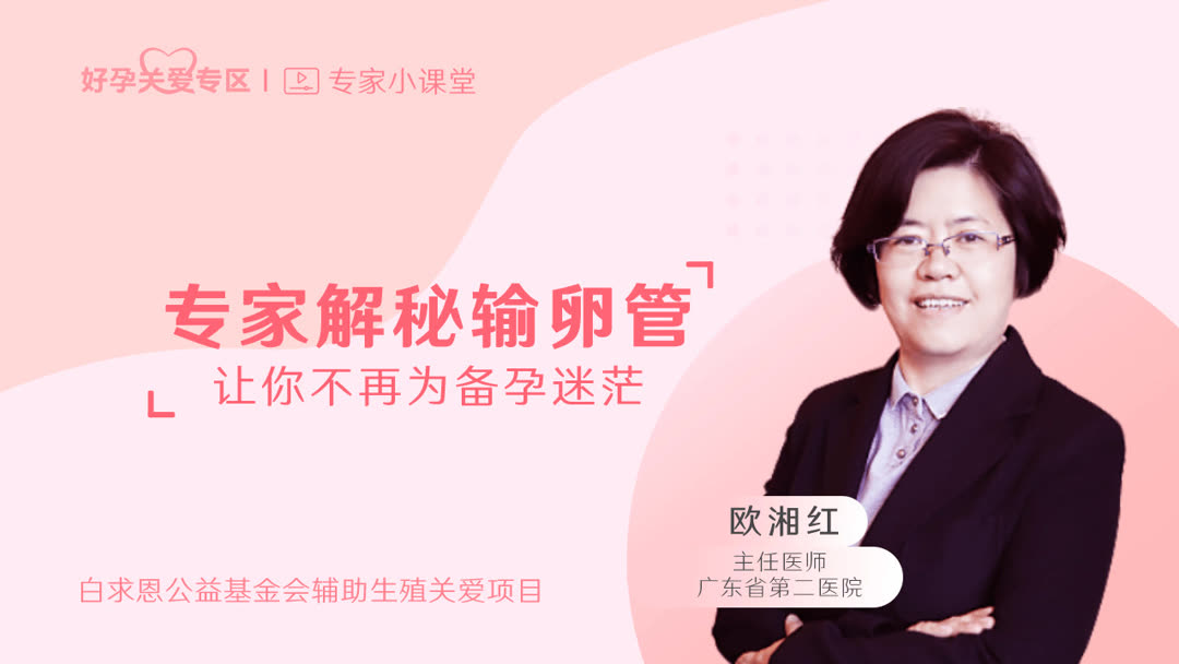 辅助生殖患者教育与管理项目|输卵管疾病的检查与治疗欧湘红主任