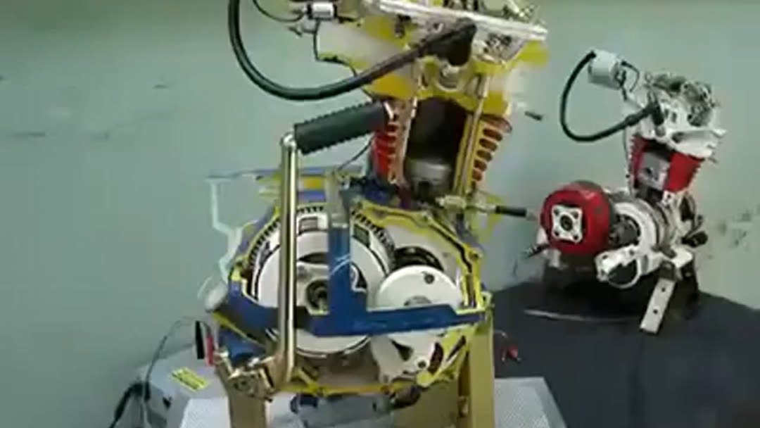 本田CG125顶杆发动机原理演示,保证你能看懂