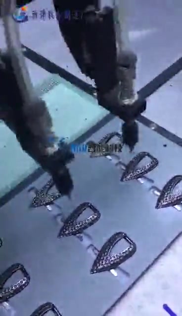 双工位视觉多头鞋扣点钻,无需模板点钻机,镶石仔机。