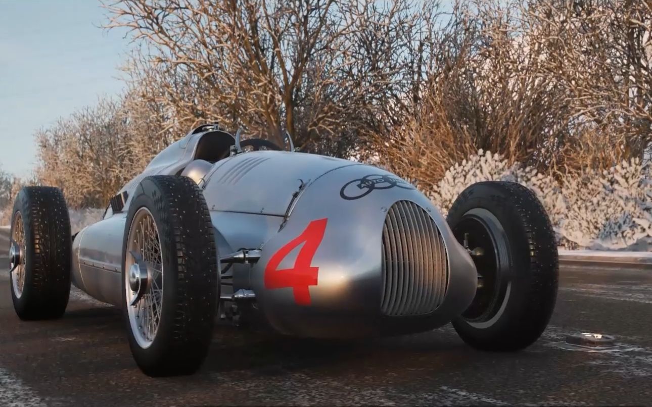 【地平线4】特技车手任务二 冬季道路驾驶奥迪Union type-D(手动模式)