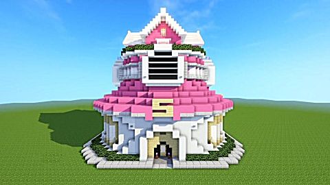 【老旅】我的世界建筑教学:大型创意别墅(白雪公主的城堡)
