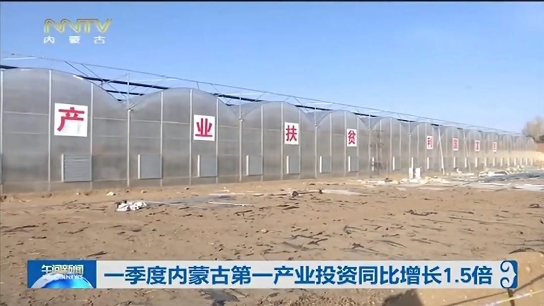 一季度内蒙古第一产业投资同比增长1.5倍