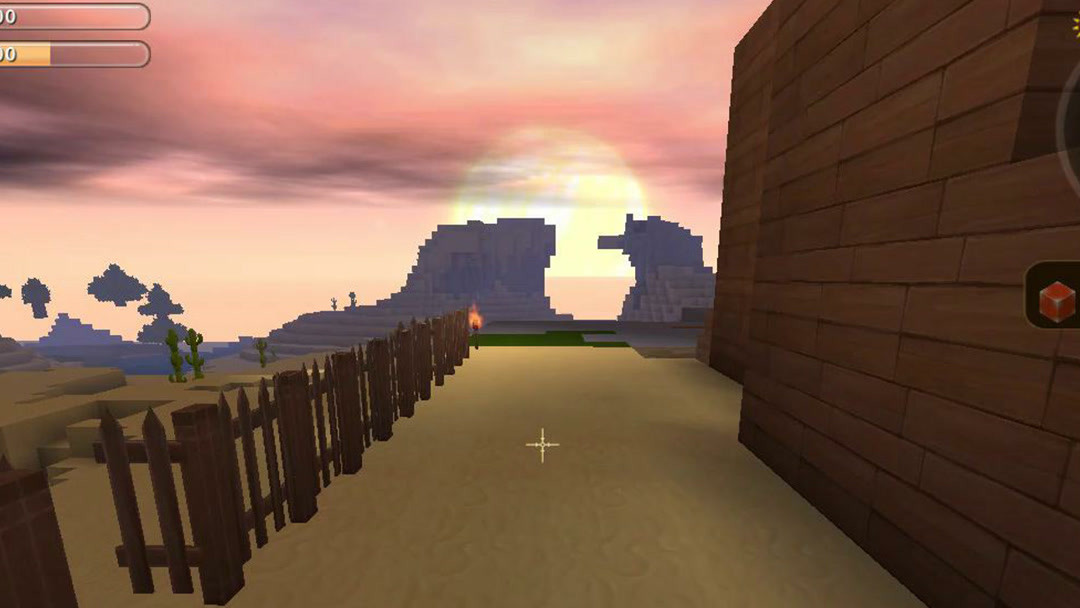 迷你世界 远处标志性的建筑物