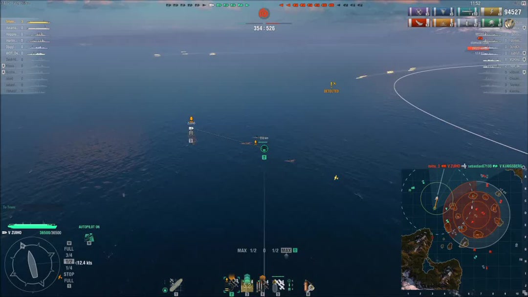 【战舰世界WOWS】日系V级航母瑞凤9杀20万伤害,看大佬怎么用航母...