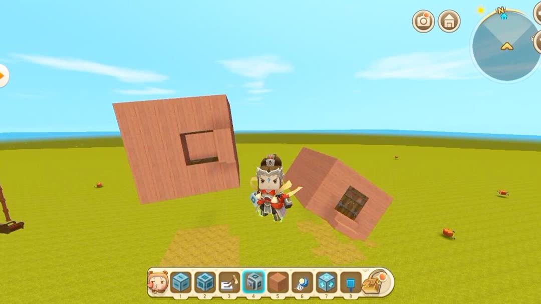 飞龙解说 迷你世界 飞龙显摆电路 做了一个旋转小木屋 第141集