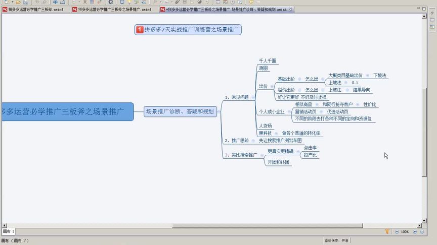 拼多多运营必学推广三板斧之场景推广 场景推广诊断、答疑和规划