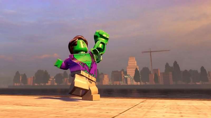 乐高奇迹PC游戏——奇迹超级英雄,绿巨人转型,控制不住自己~