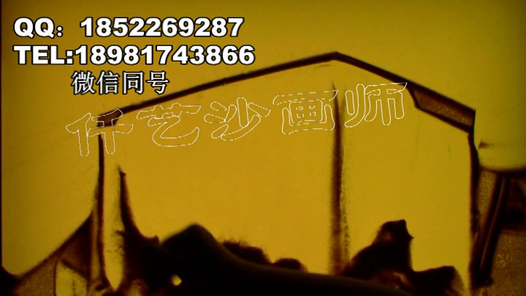 公司年会沙画 企业沙画 婚礼沙画 沙画