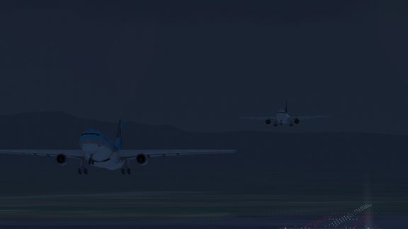 RFS A320飞机再降武汉机场,陪孩子玩,少壮不努力,长大模拟器