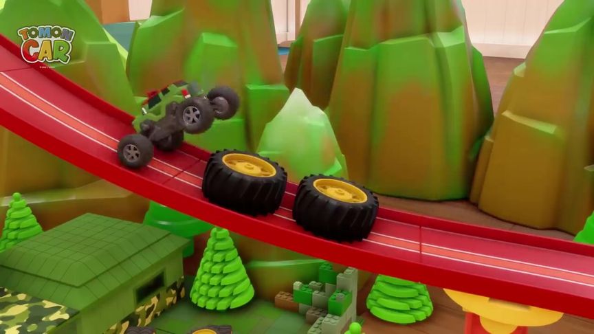 滚动轮胎#儿童玩具 #儿童动画 #玩具 #益智玩具 #亲子乐园
