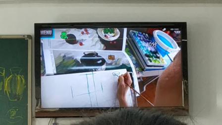 水粉1:结构线细节