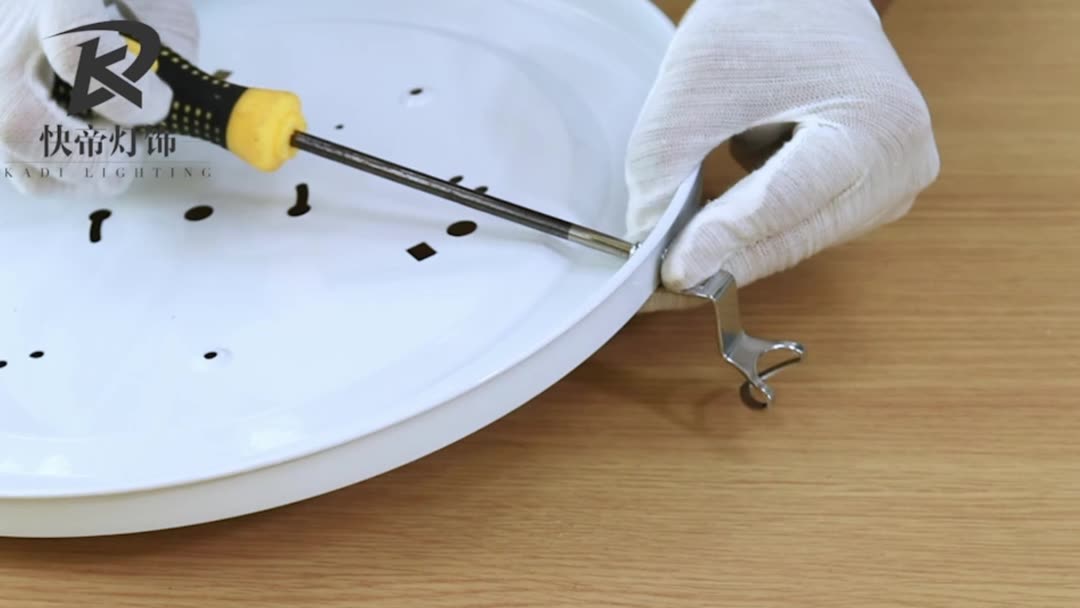 快帝-方形吸顶灯安装视频