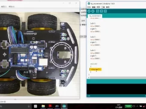 4、arduino四轮智能小车花样运动视频教程
