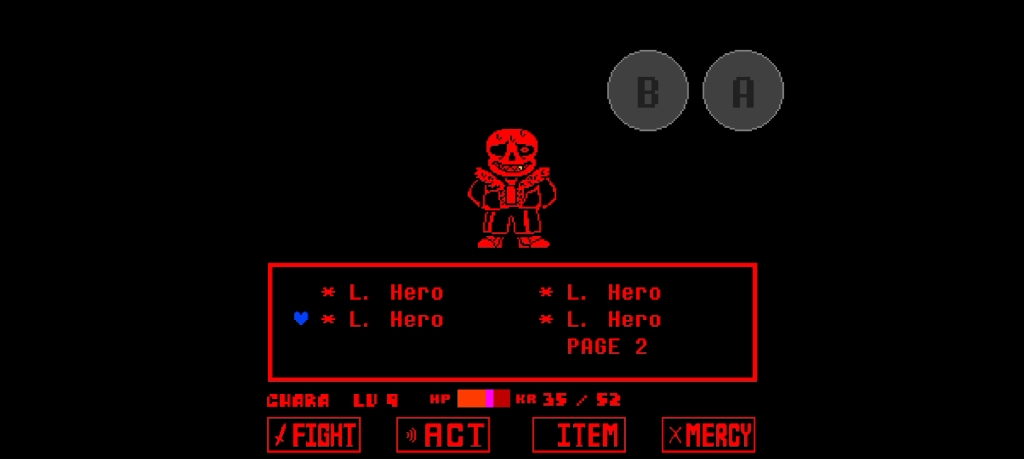 当A杰第一次玩sans模拟器