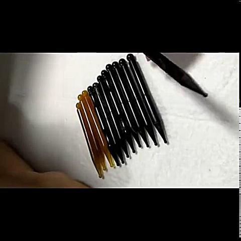 君晓天云黑牛角整根点穴笔羊角拨筋棒经络穴位按摩棒全身拔筋足底...