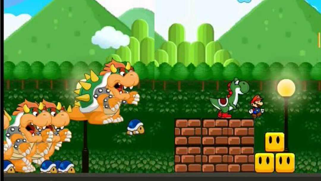 【蓝灵猫】小恐龙马里奥快跑 收金币 儿童 敏捷 游戏