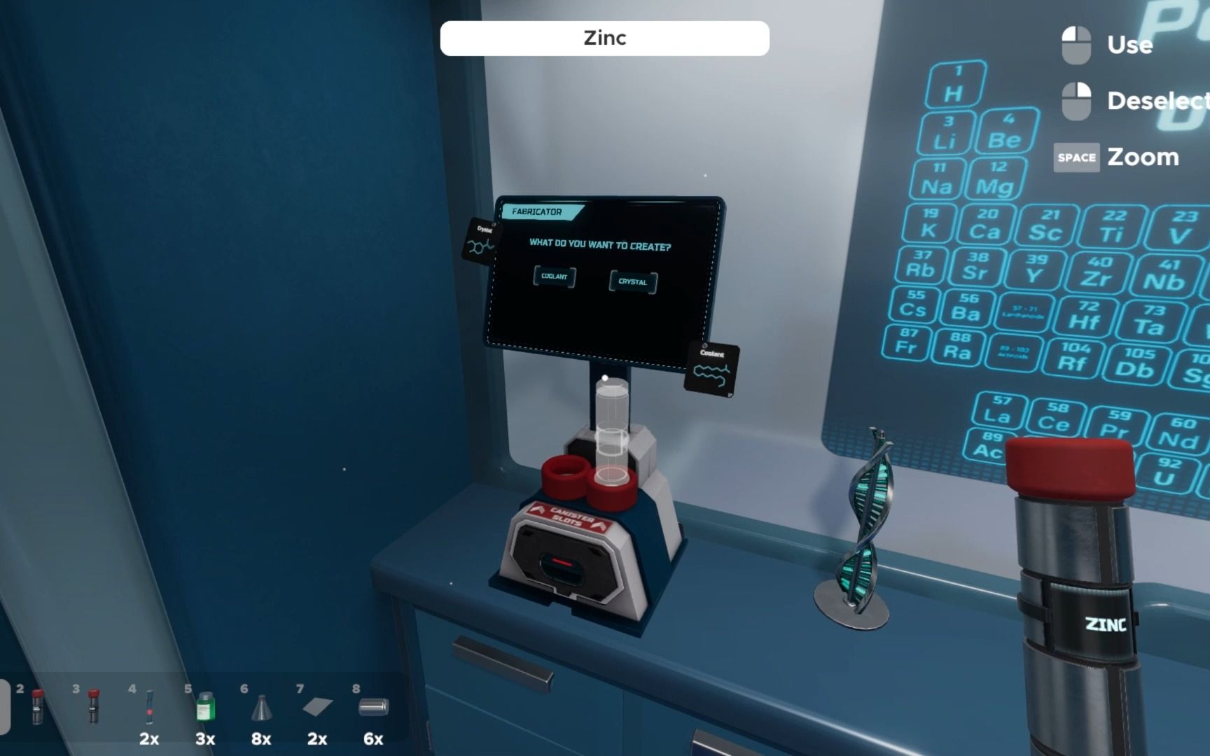 密室逃脱模拟器 太空第2、3关(化学真是太好玩啦!哈哈)