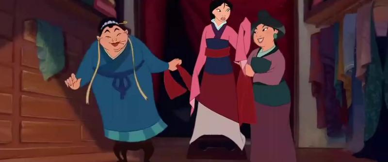 《花木兰》迪士尼经典动画,木兰从军