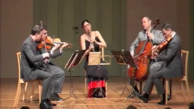 【Sharon Kam】勃拉姆斯单簧管弦乐四重奏 Op 115, 第一乐章 . Allegro