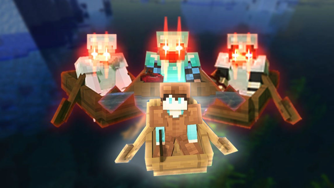 当你尝试在被三名玩家的追杀下通关minecraft(上集)