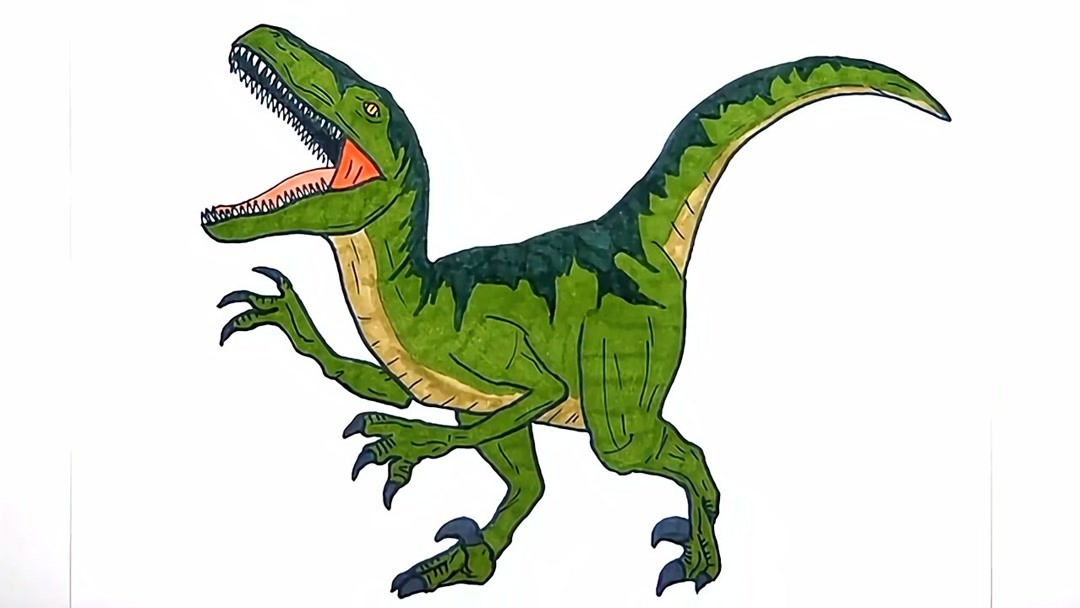 有趣的霸王龙绘画