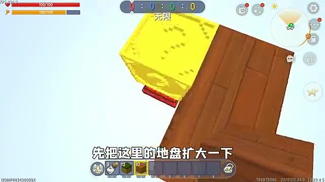 迷你世界!幸运方块生存,凿方块收集物资,小迷用炸药桶坑惨兔子