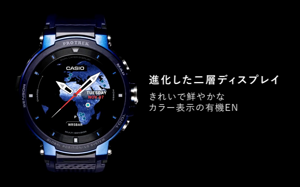 Casio wear OS智能手表宣传片