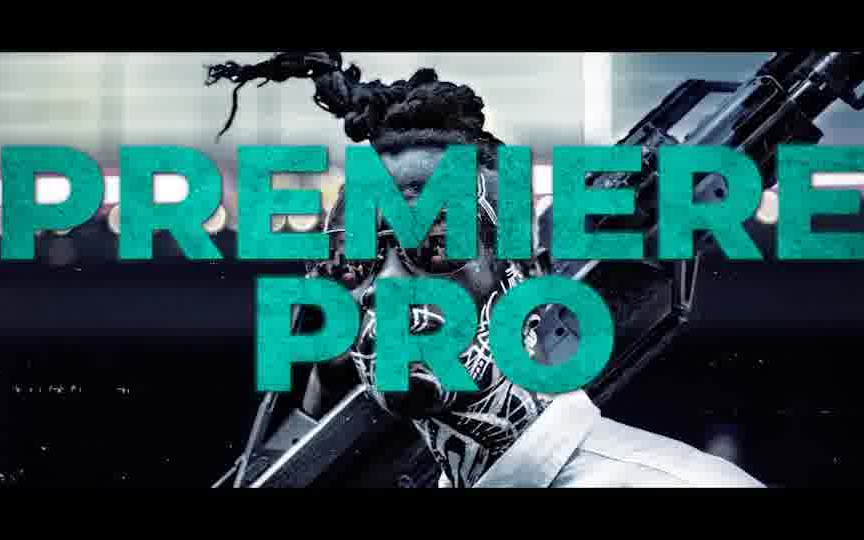 Premiere模板-电影预告片片头大标题文字模板