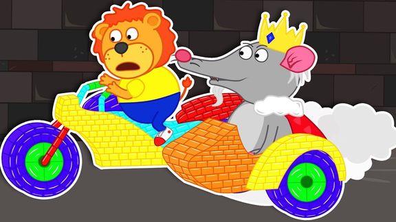 卡通益智动画 水管里掉出了很多乐高积木