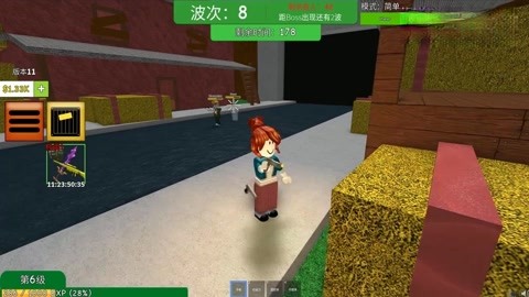 roblox丧尸细菌感染模拟器,打了9波僵尸寻找僵尸王,结果?