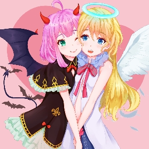 可爱恶魔x善良天使 
