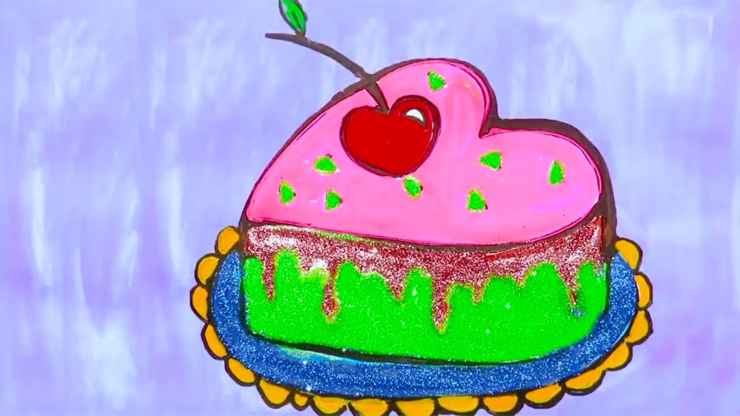 创意绘画 如何教会孩子画出美味的小蛋糕?