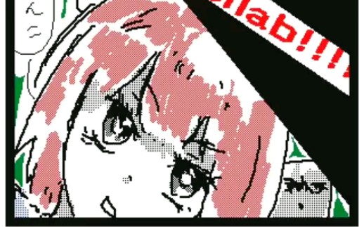 【火柴人作画】モニ×こんにゃく合作【移动记事本3D】