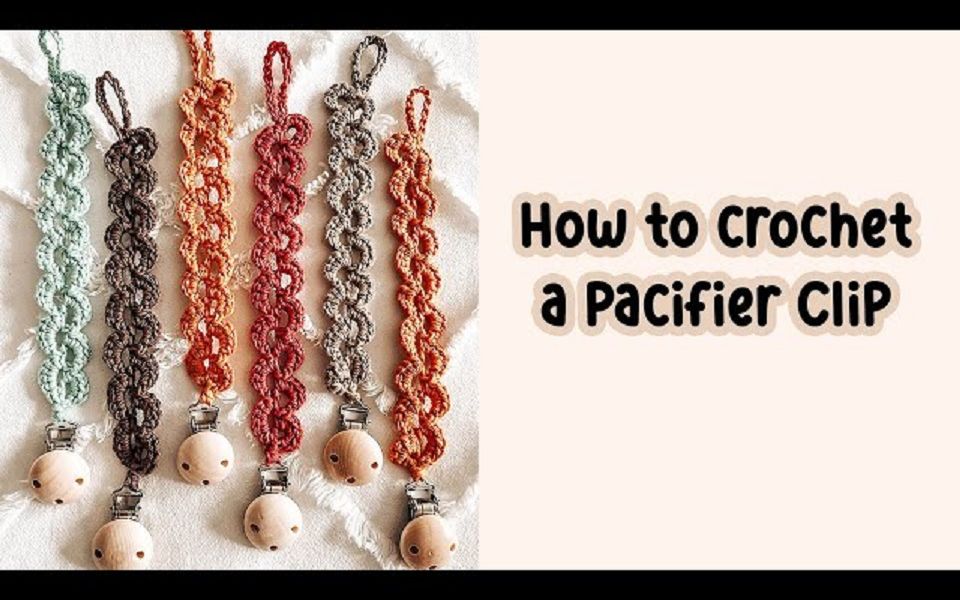 针织教学 - 如何用钩针编织一个可爱吊坠